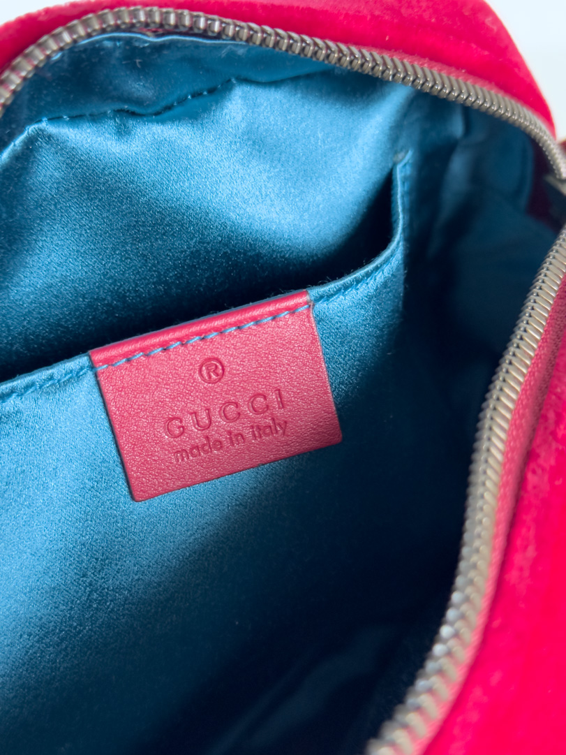 Gucci Marmont Camera Red Velvet Bag - Get Your Designer Bag